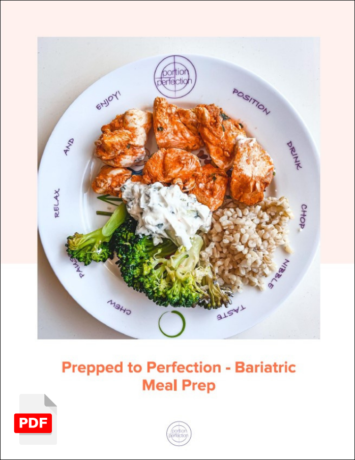Bariatric 7 Day Meal Plan E-BOOK Download | Great Ideas in Nutrition