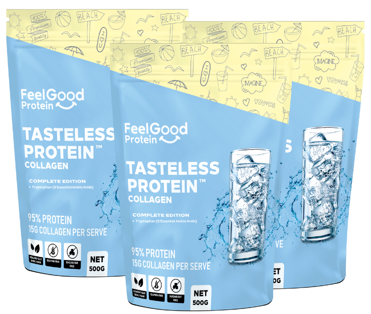 Tasteless Protein Powder: Feel Good Protein Powder & Water | Great ...